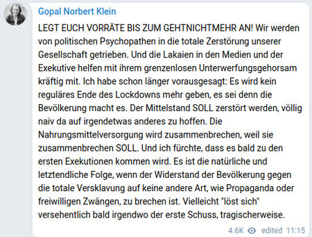 Gopal Norbert Klein – Psiram