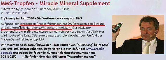 Miracle Mineral Supplement - Psiram